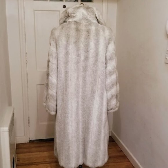 The Metzger Group | Jackets & Coats | Silver Fox Faux Fur Coat The ...
